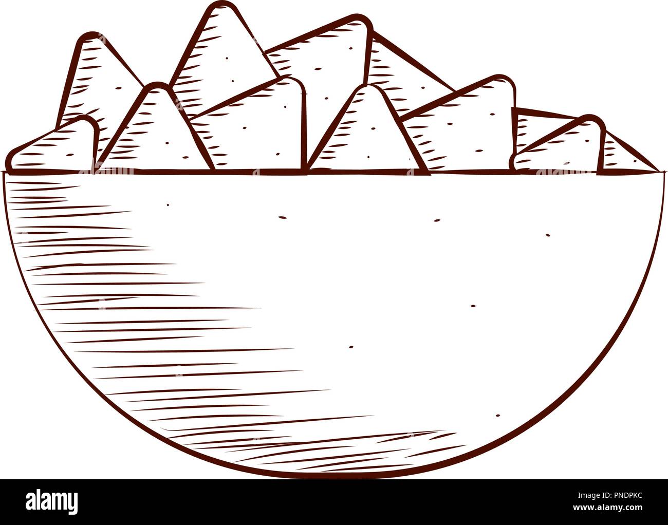 delicious nachos draw Stock Vector Image & Art - Alamy