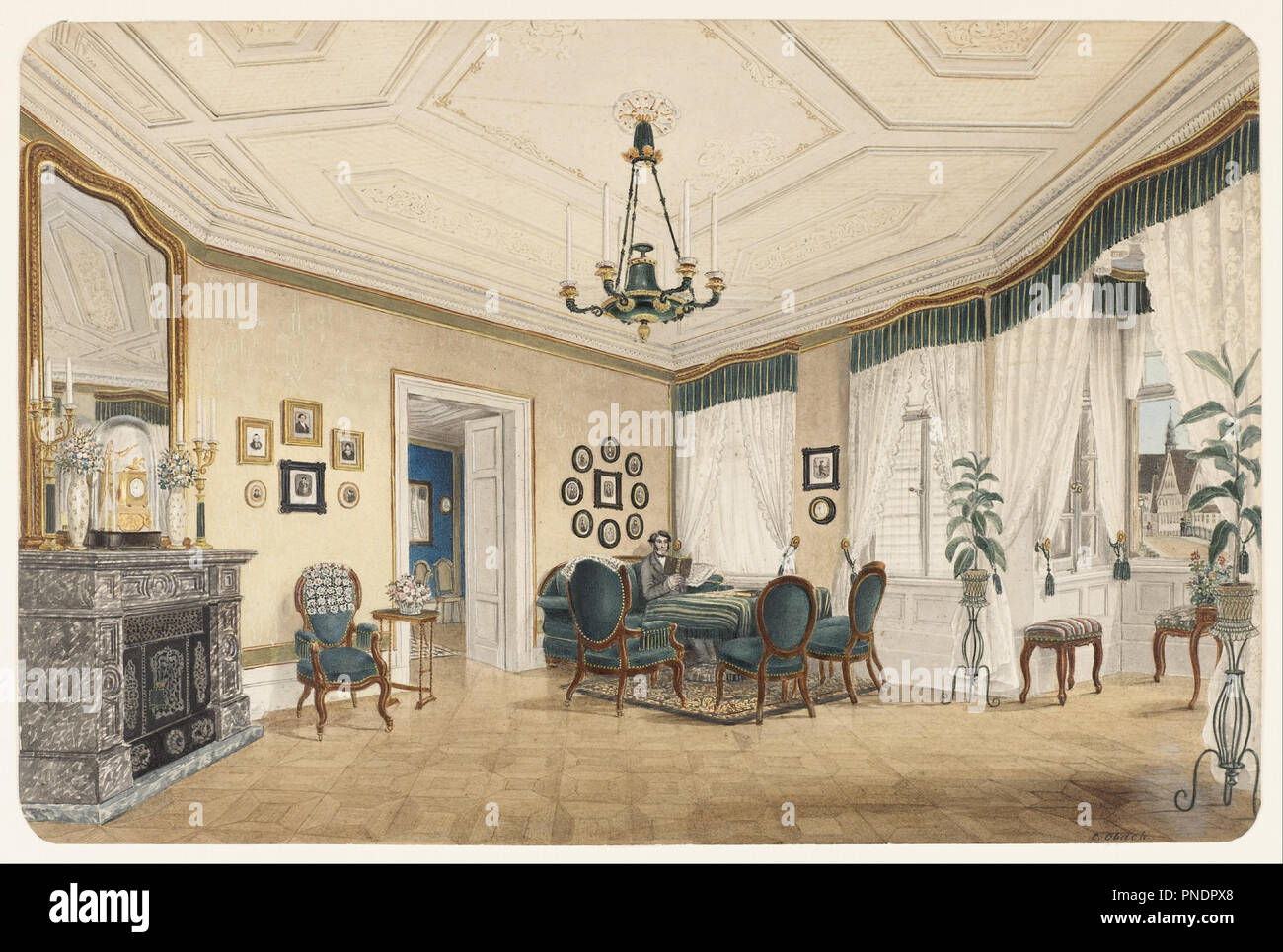 1850s drawing hi-res stock photography and images - Alamy