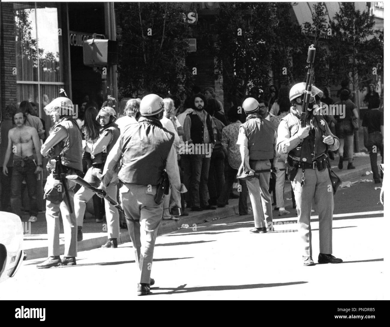 Berkeley in the 60s Riots Stock Photo - Alamy