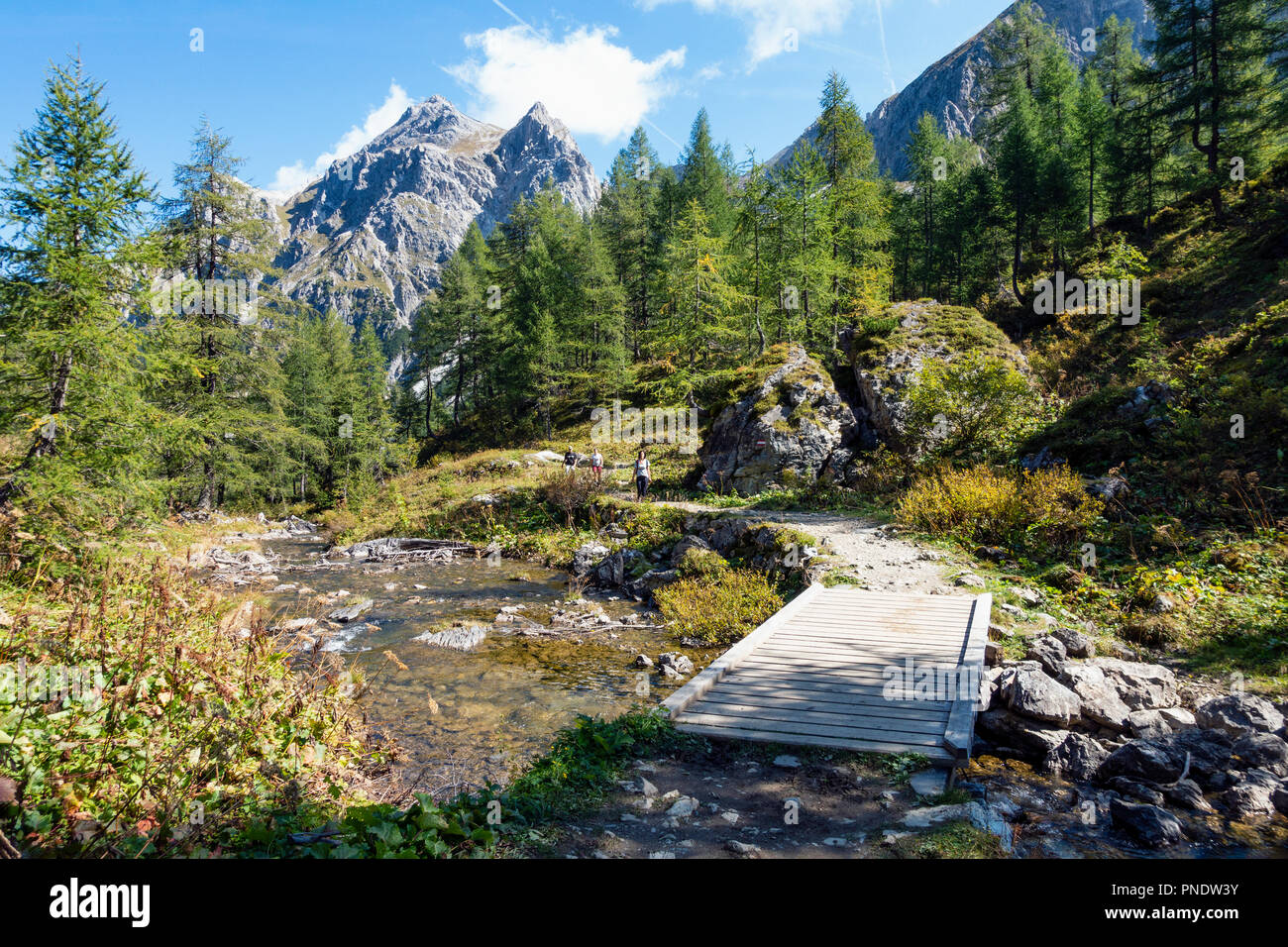 Bridge in the alps hi-res stock photography and images - Alamy
