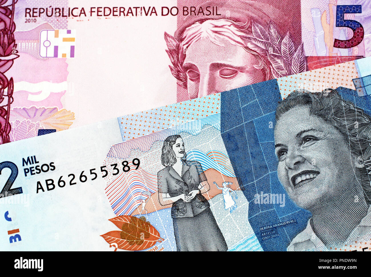 Colombian currencies hi-res stock photography and images - Alamy