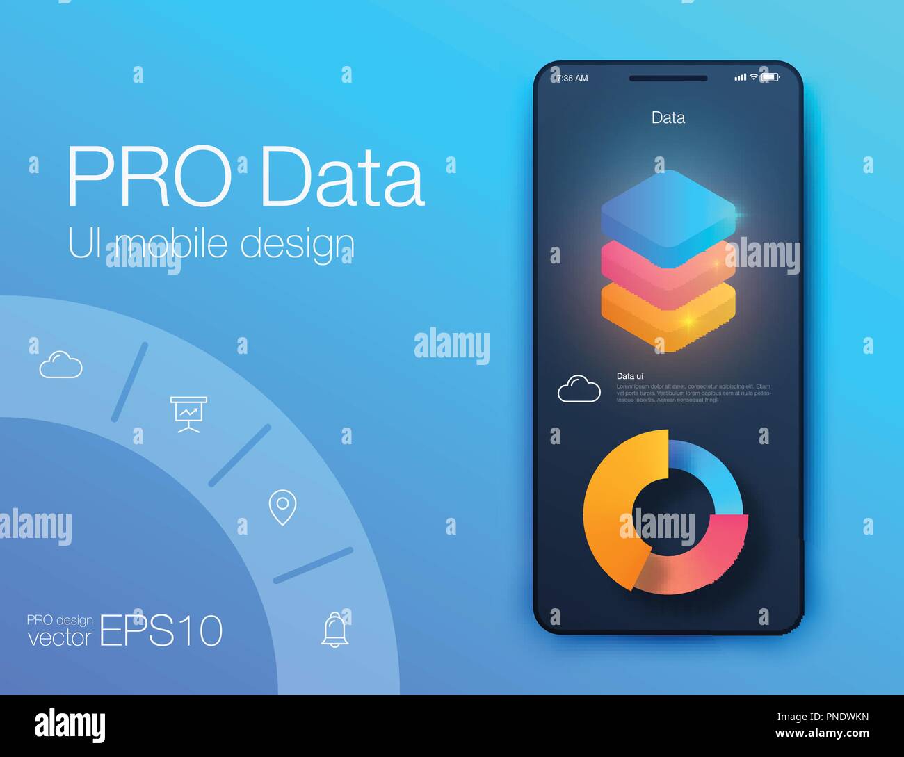 Vector Illustration of screens and web concept. Interface UX, UI GUI ...