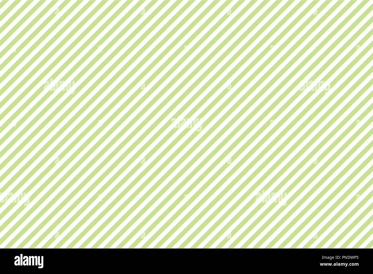 Green white striped fabric texture seamless pattern. Vector ...