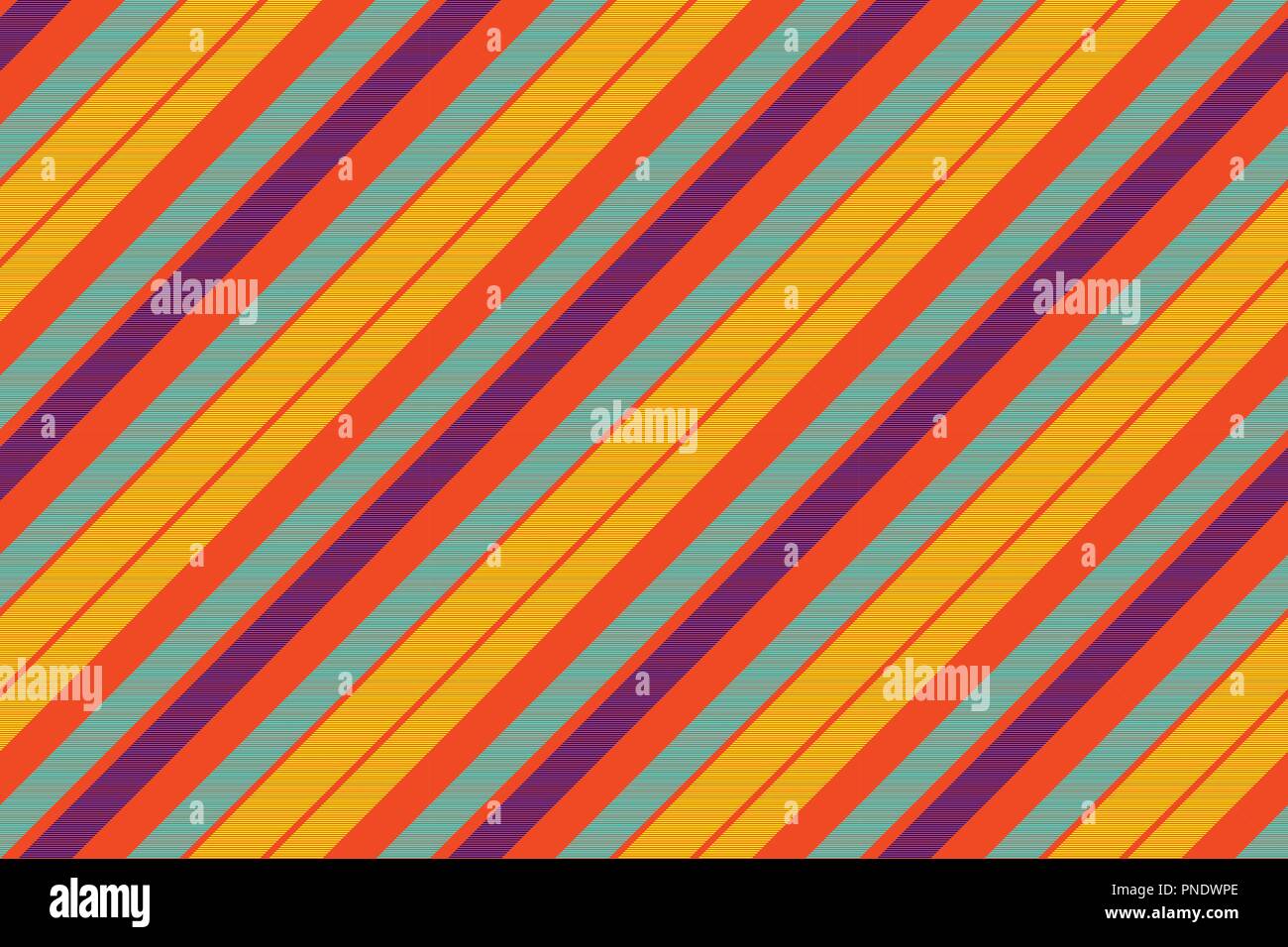 Orange pop art colored striped diagonal fabric texture seamless pattern ...