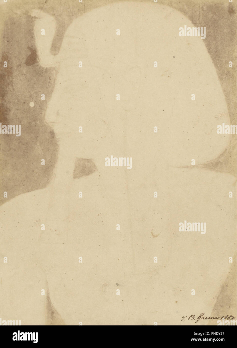 Salted paper print from calotype negative hi-res stock photography and ...