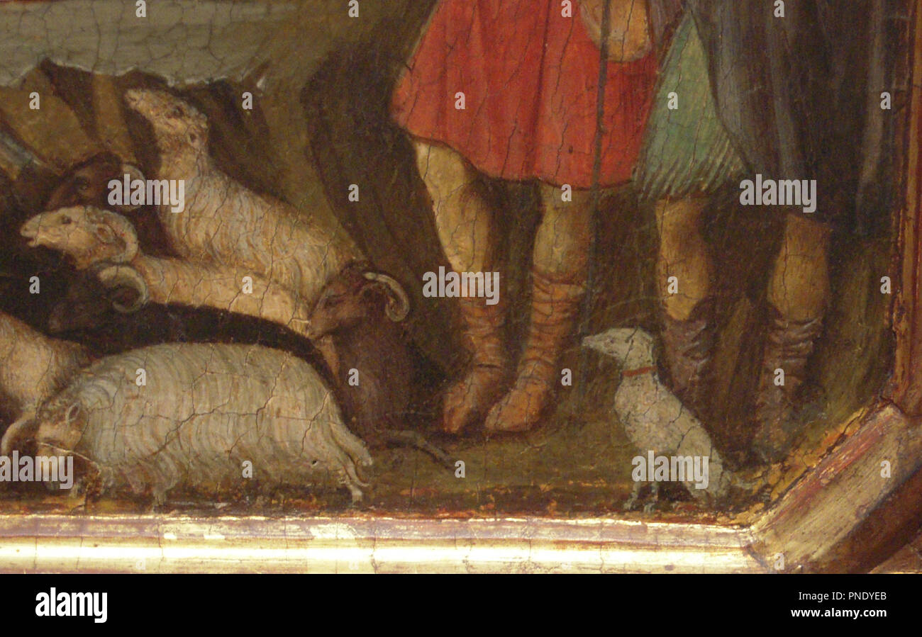 The Nativity with the Prophets Isaiah and Ezekiel (detail). Date/Period ...