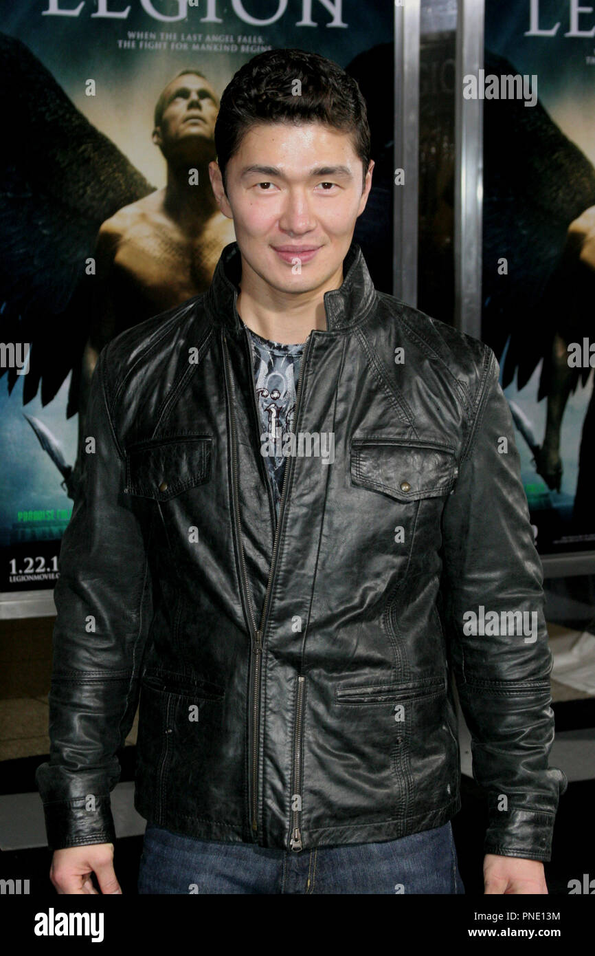 Rick Yune at the World Premiere of Screen Gems "Legion". Arrivals held ...