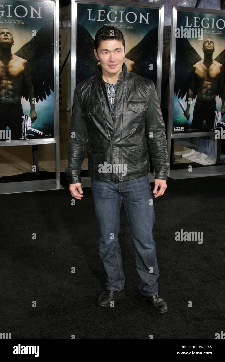 Rick Yune at the World Premiere of Screen Gems "Legion". Arrivals held ...