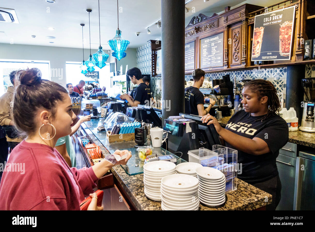 Cashier Uk High Resolution Stock Photography and Images - Alamy