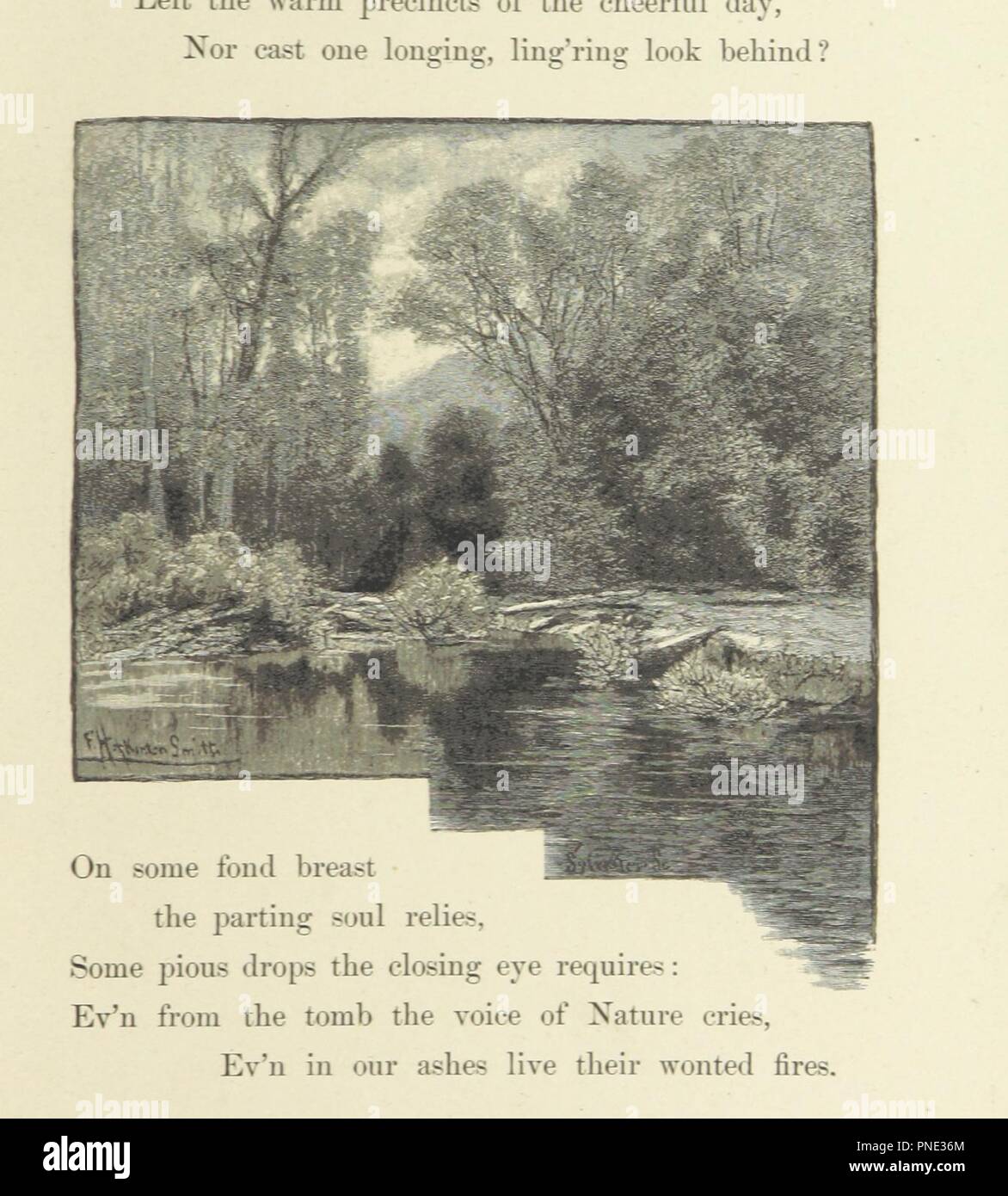 Image from page 25 of 'An Elegy written in a country churchyard . The ...