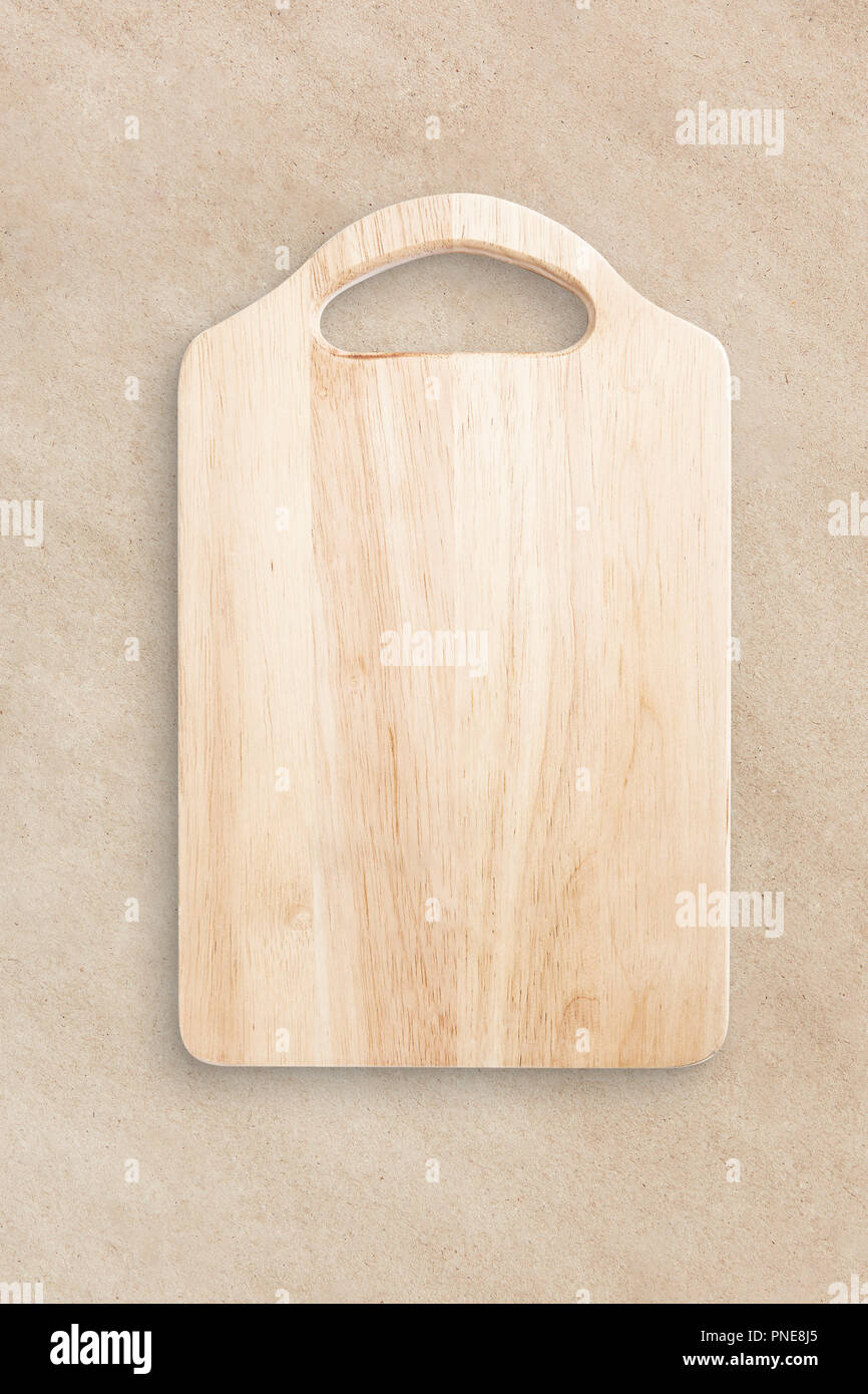 Kitchenware isolate on brown paper texture background Stock Photo - Alamy