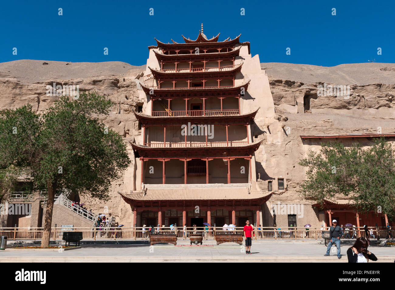 Mogao caves at dunhuang hi-res stock photography and images - Alamy