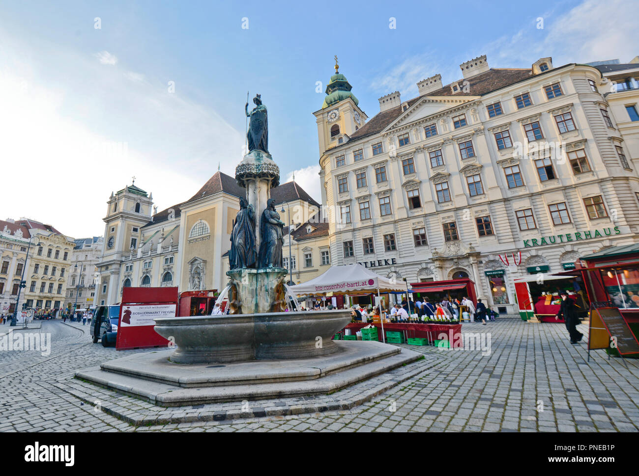 Austriabrunnen vienna hi-res stock photography and images - Alamy
