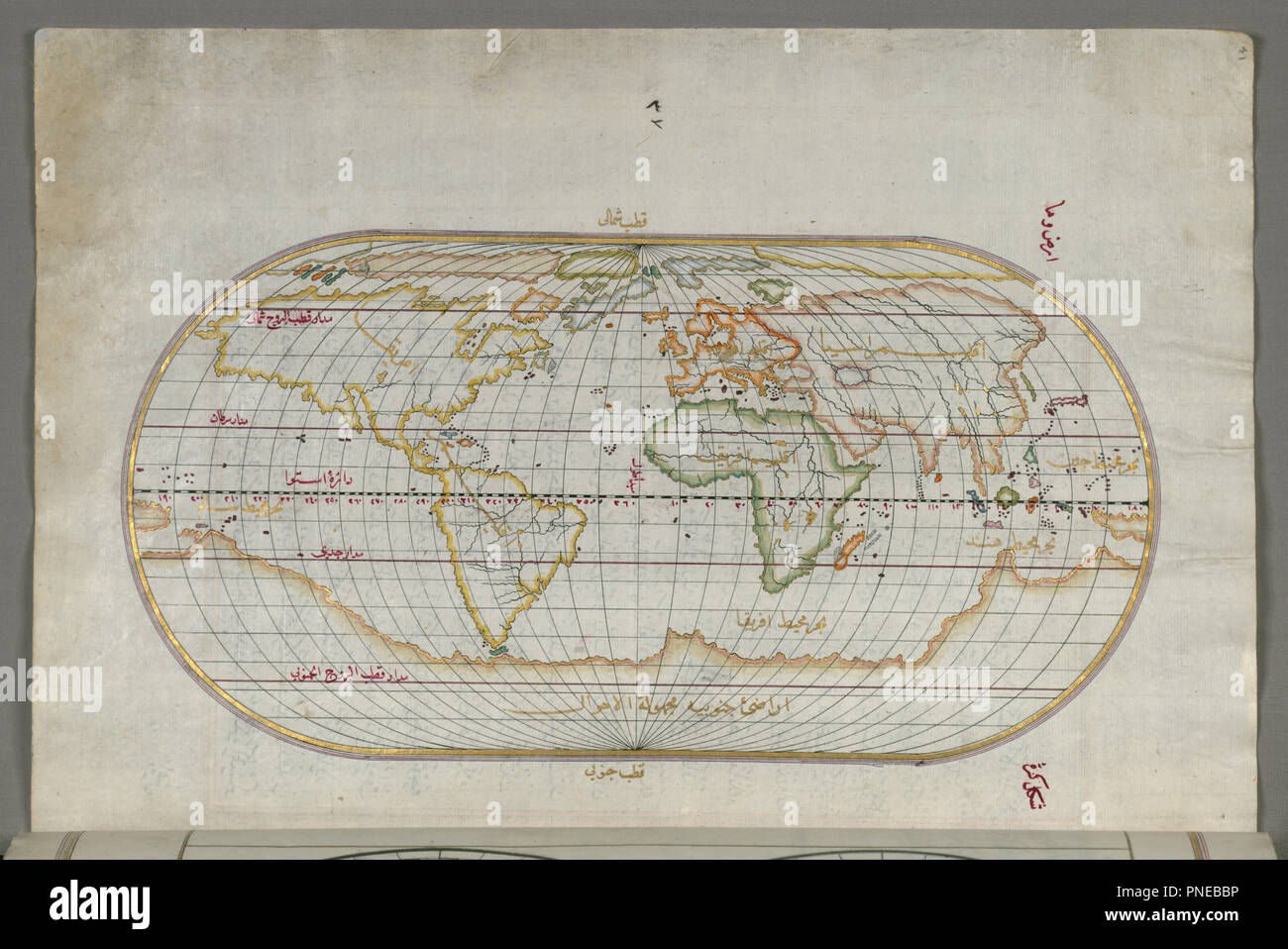 Oval world map hi-res stock photography and images - Alamy