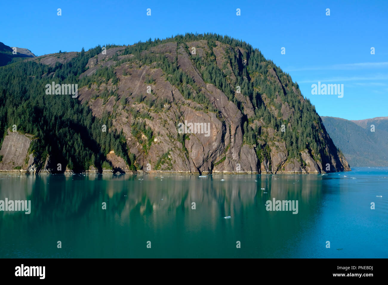 Scene along the Inside Passage in Alaska near Juneau Stock Photo - Alamy