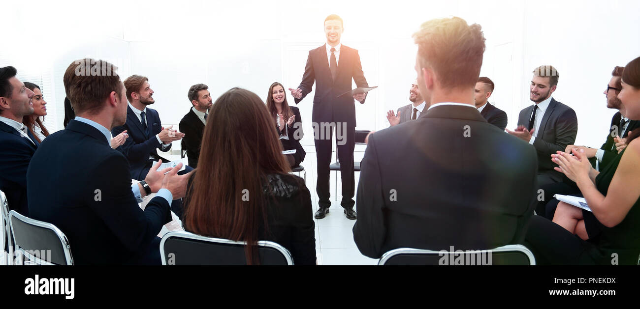coach leads the session with the business team Stock Photo - Alamy
