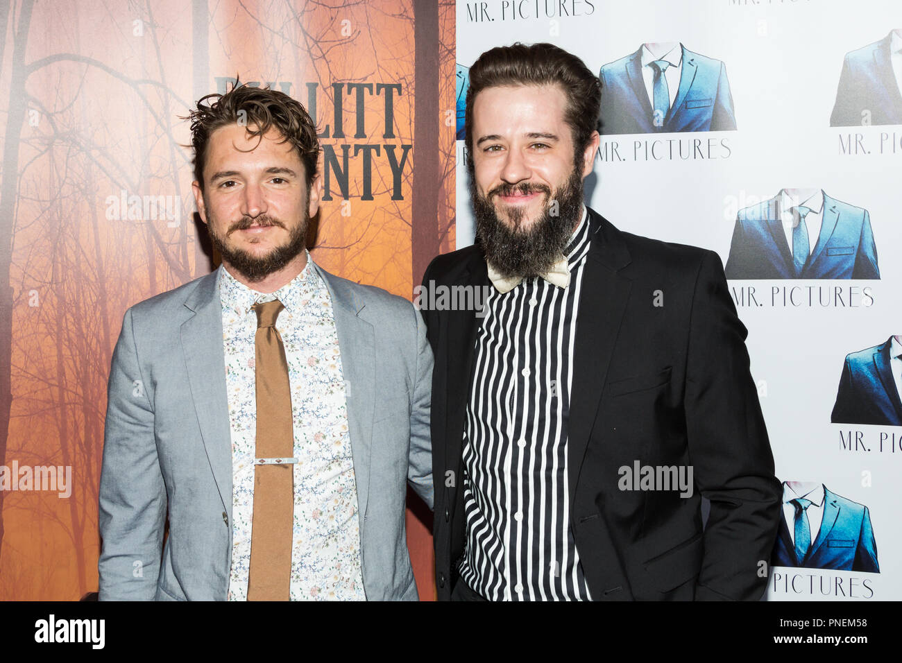 Los Angeles, USA. 13 September, 2018. Sean Brennan (left) and Tim Ellis ...