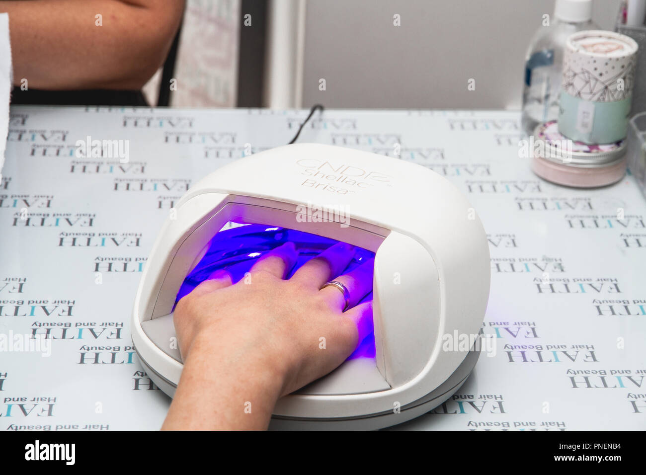 Nail drying hi-res stock photography and images - Alamy