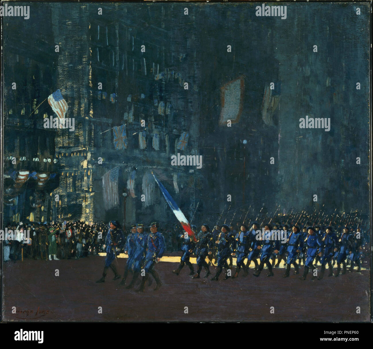 French blue devil troops hi-res stock photography and images - Alamy