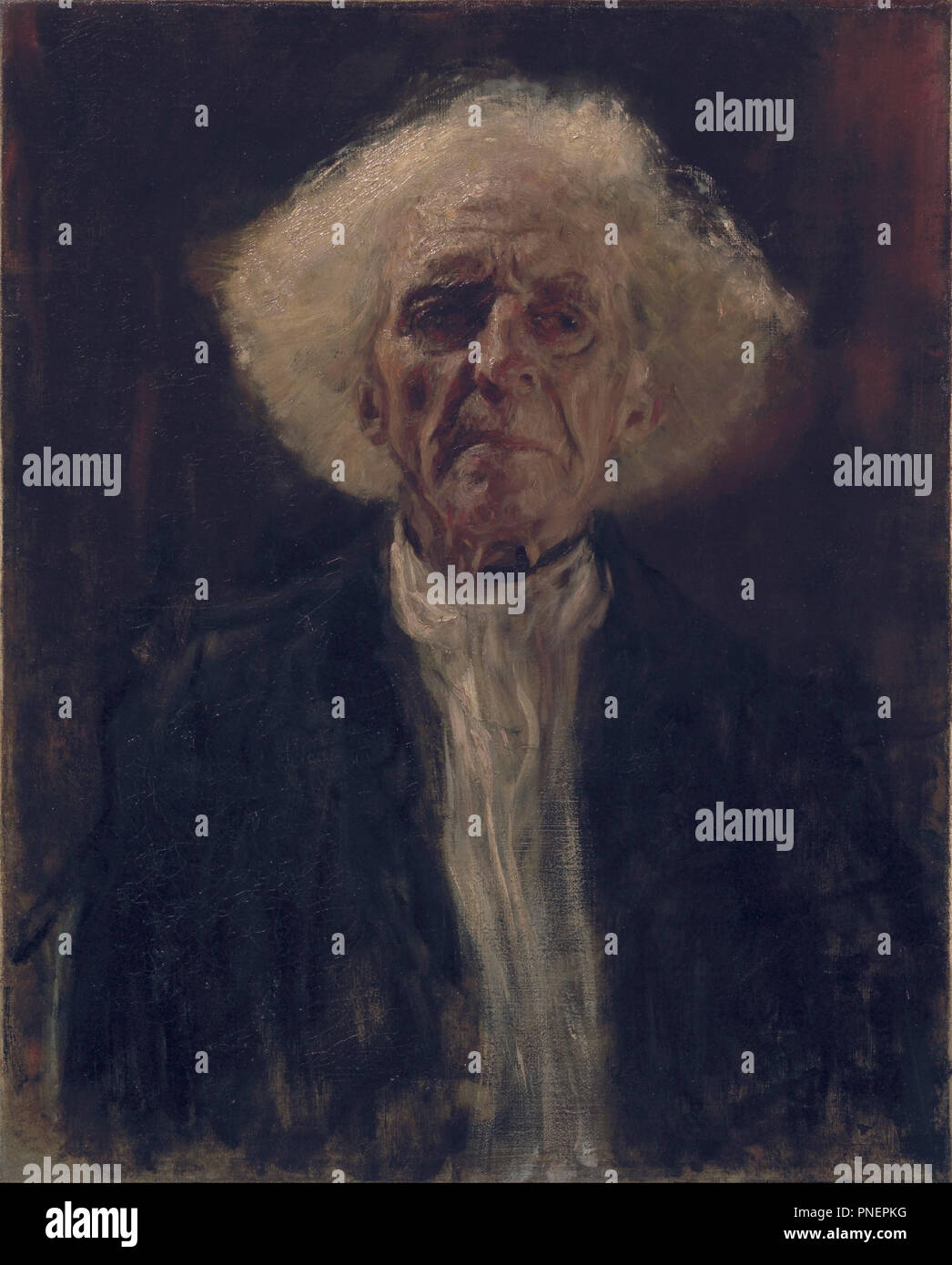 Der Blinde Blind Man. Date/Period: 1896. Painting. Height: 660 mm (25. ...