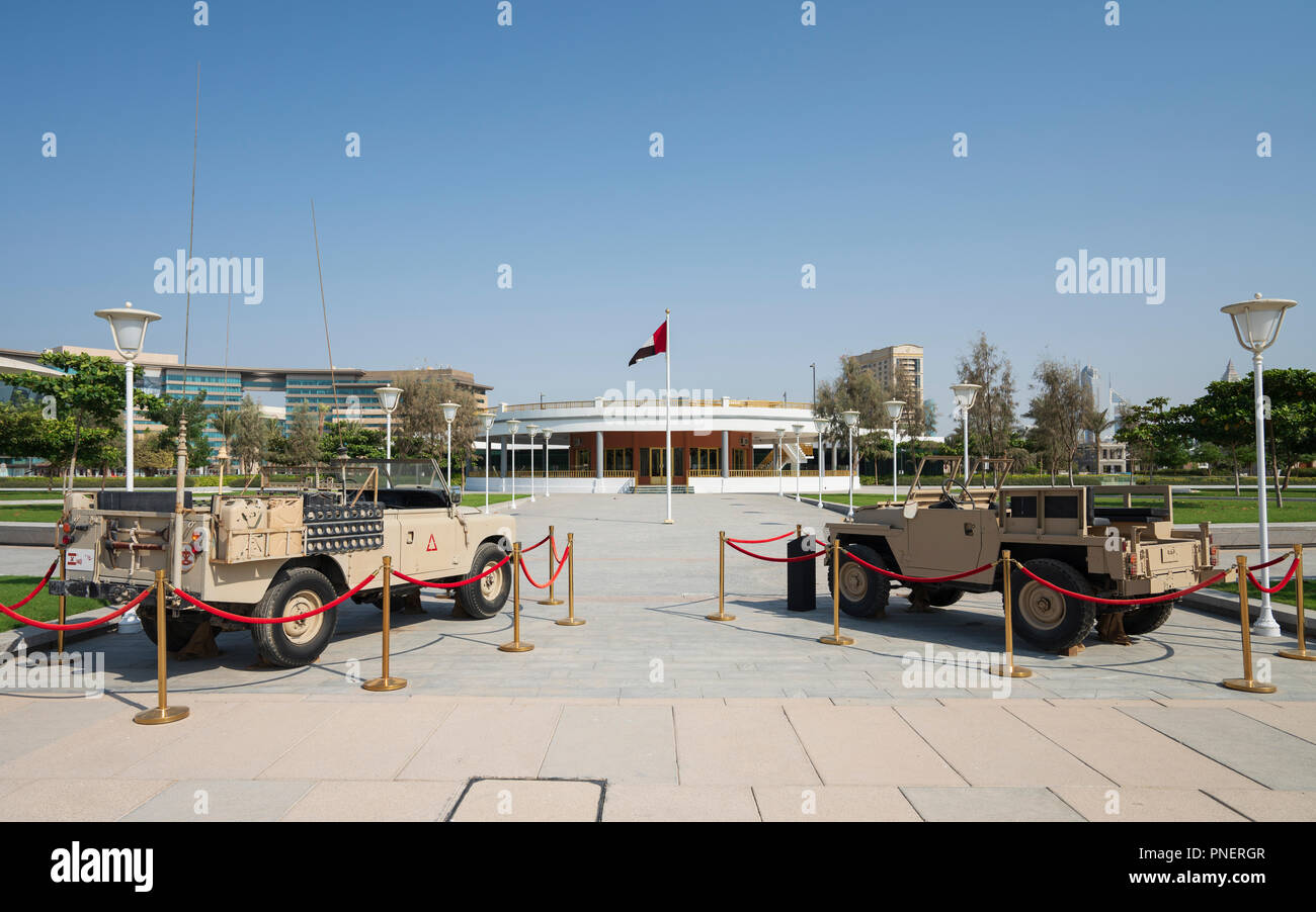 View of Union House where the United Arab Emirates was formed in Dubai ...