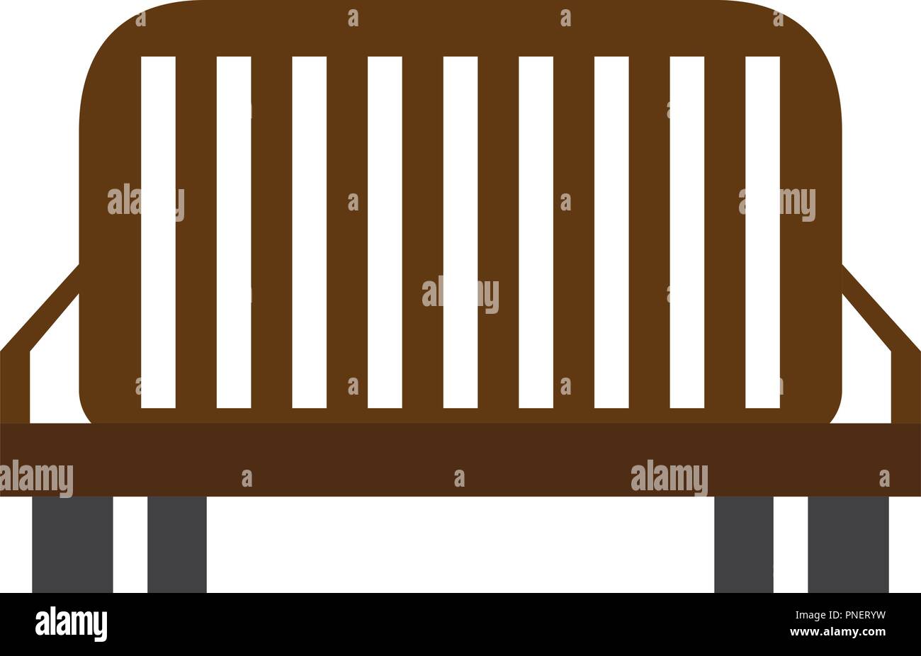 Isolated wooden bench icon Stock Vector Image & Art - Alamy