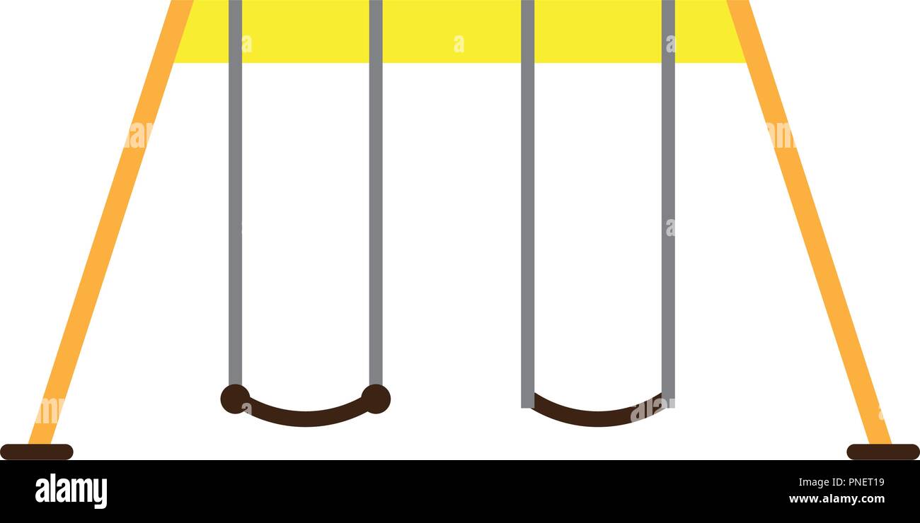 Isolated playground swing icon Stock Vector Image & Art - Alamy
