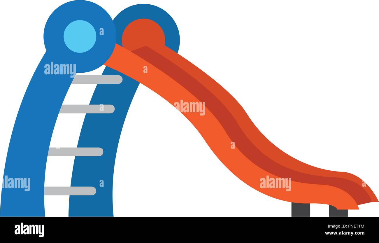 Isolated playground slide icon Stock Vector Image & Art - Alamy