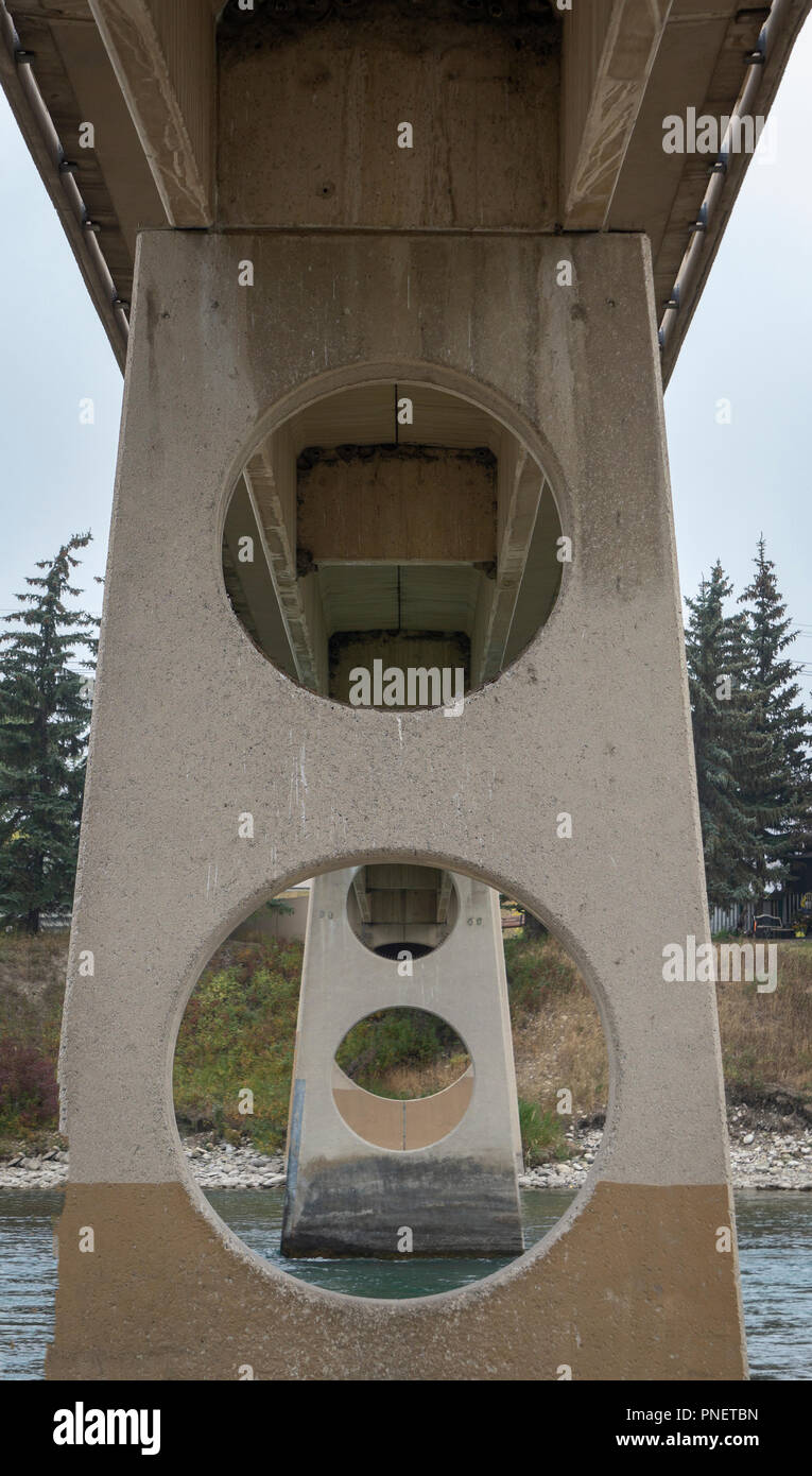 Edworthy Park pedestrian bridge Calgary Alberta Canada Stock Photo - Alamy