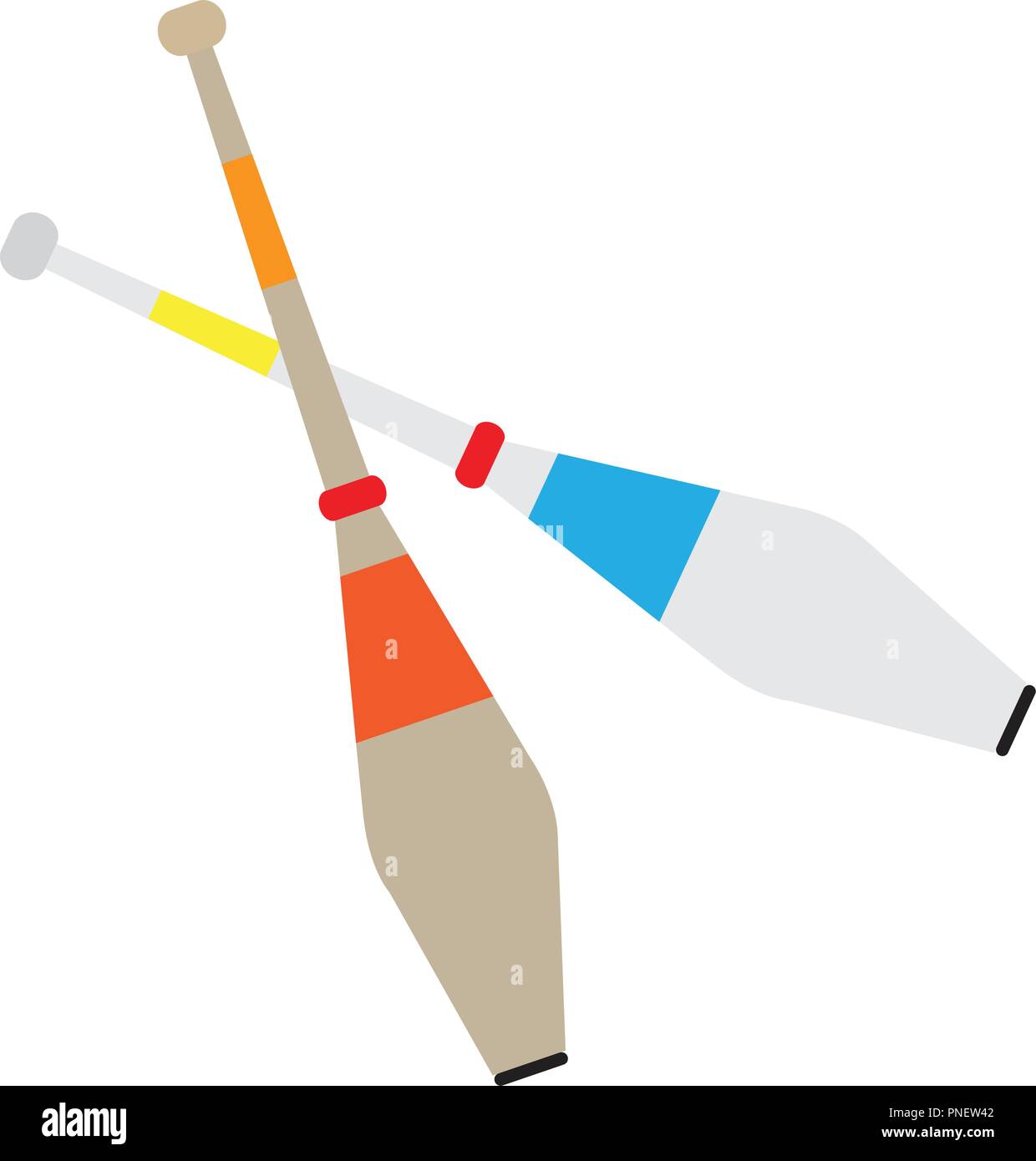 Ninepin game Stock Vector Images - Alamy