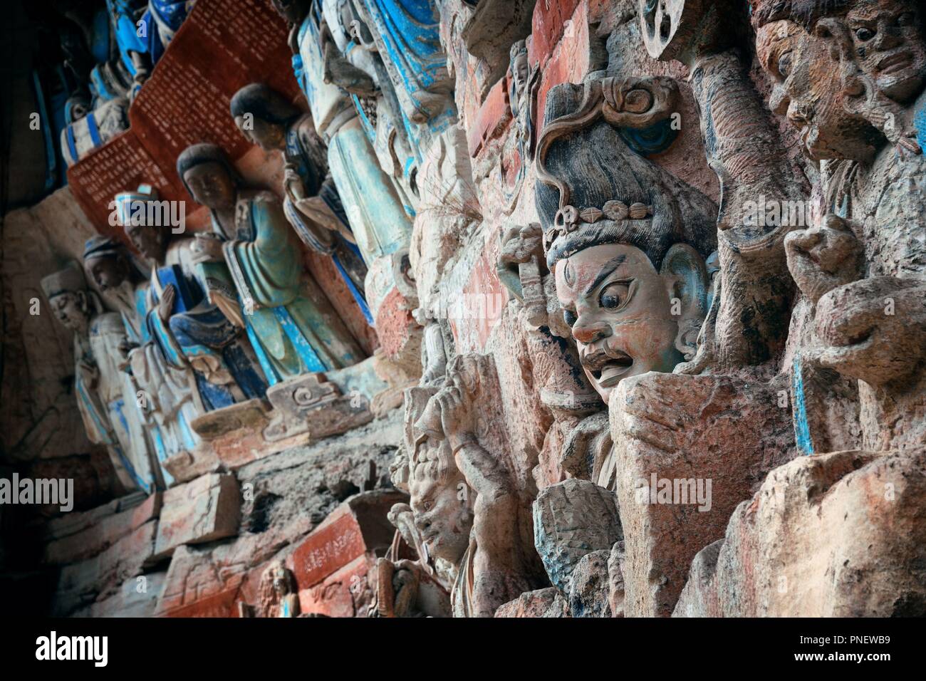 Dazu Rock Carvings as the World Heritage Site located in suburb ...