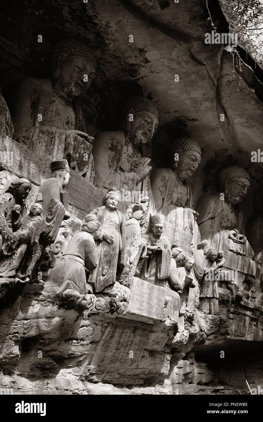 Dazu Rock Carvings as the World Heritage Site located in suburb ...