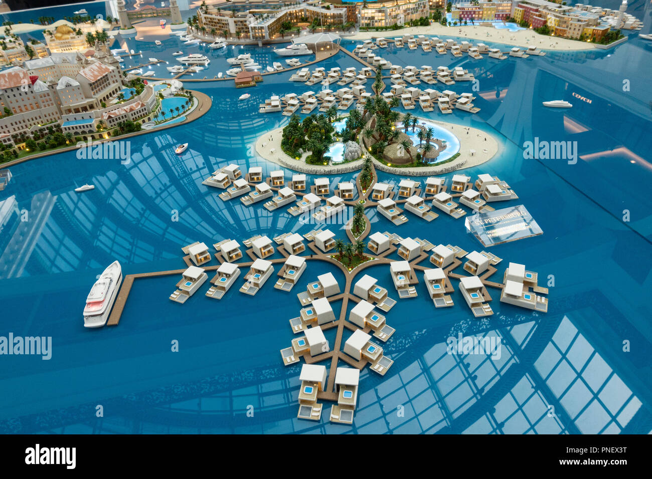 Model of proposed new property development called The Heart of Europe ...