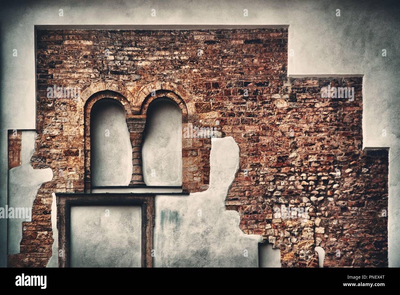 Old building marks in Prague Castle in Czech Republic Stock Photo - Alamy