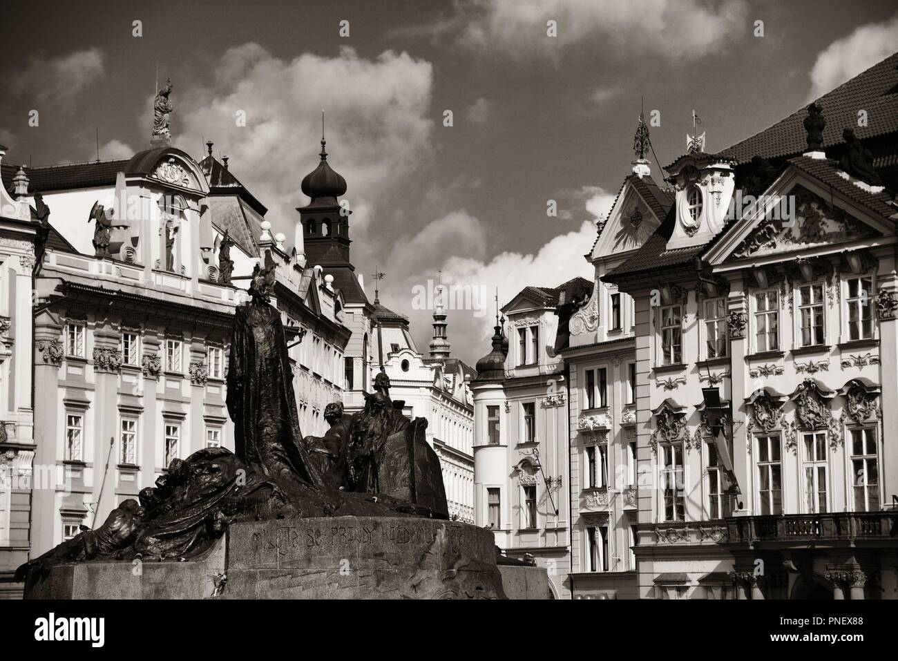 Historical buildings in Old Town Square in Prague Czech Republic Stock ...