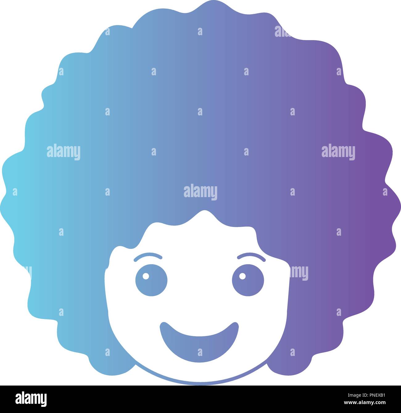 cartoon happy man head kawaii character Stock Vector Image & Art - Alamy