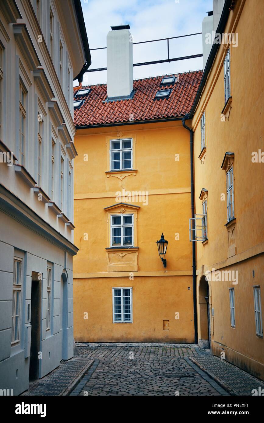 Prague city view with historical buildings in Czech Republic Stock ...