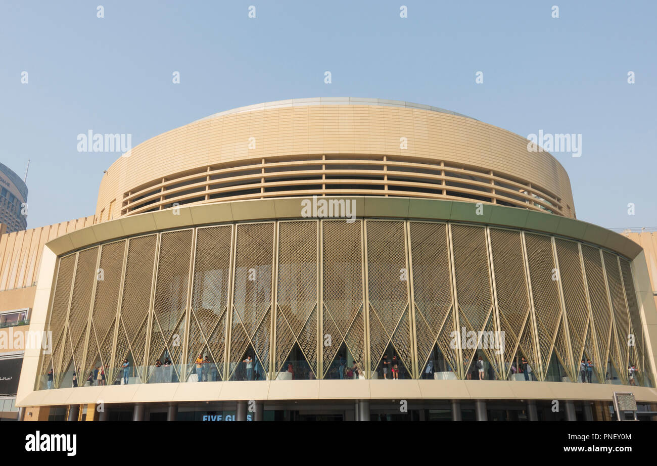 Exterior of the new Apple Store in the Dubai Mall in Dubai, United Arab ...