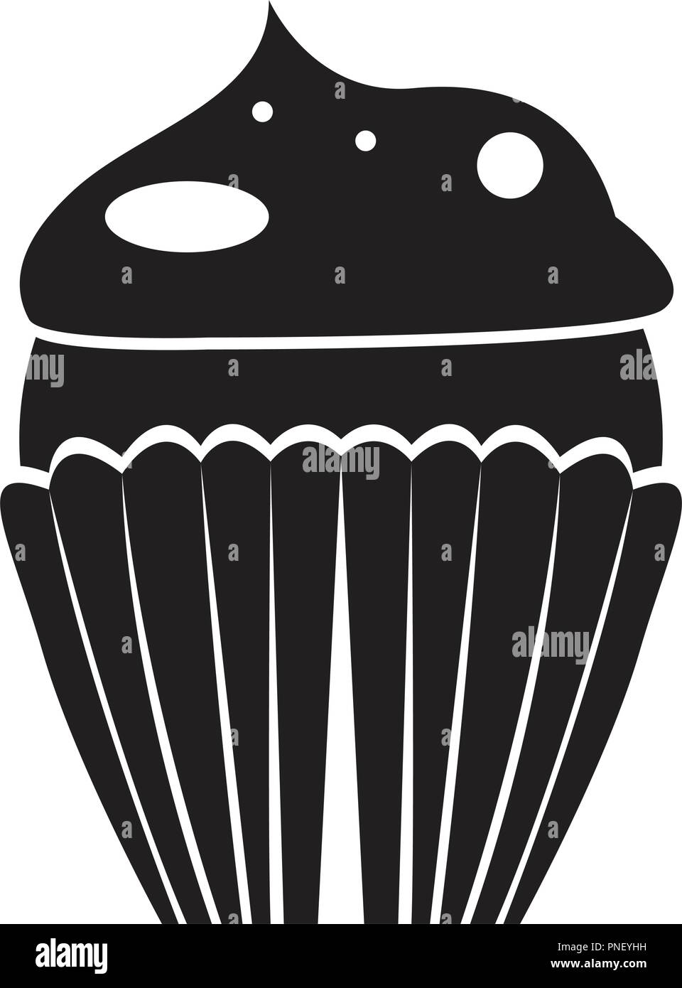 Isolated Cupcake Icon Stock Vector Image And Art Alamy