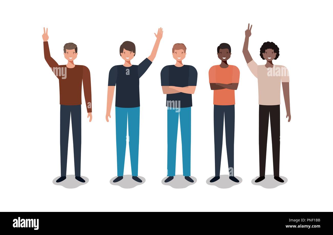 group of business man Stock Vector Image & Art - Alamy