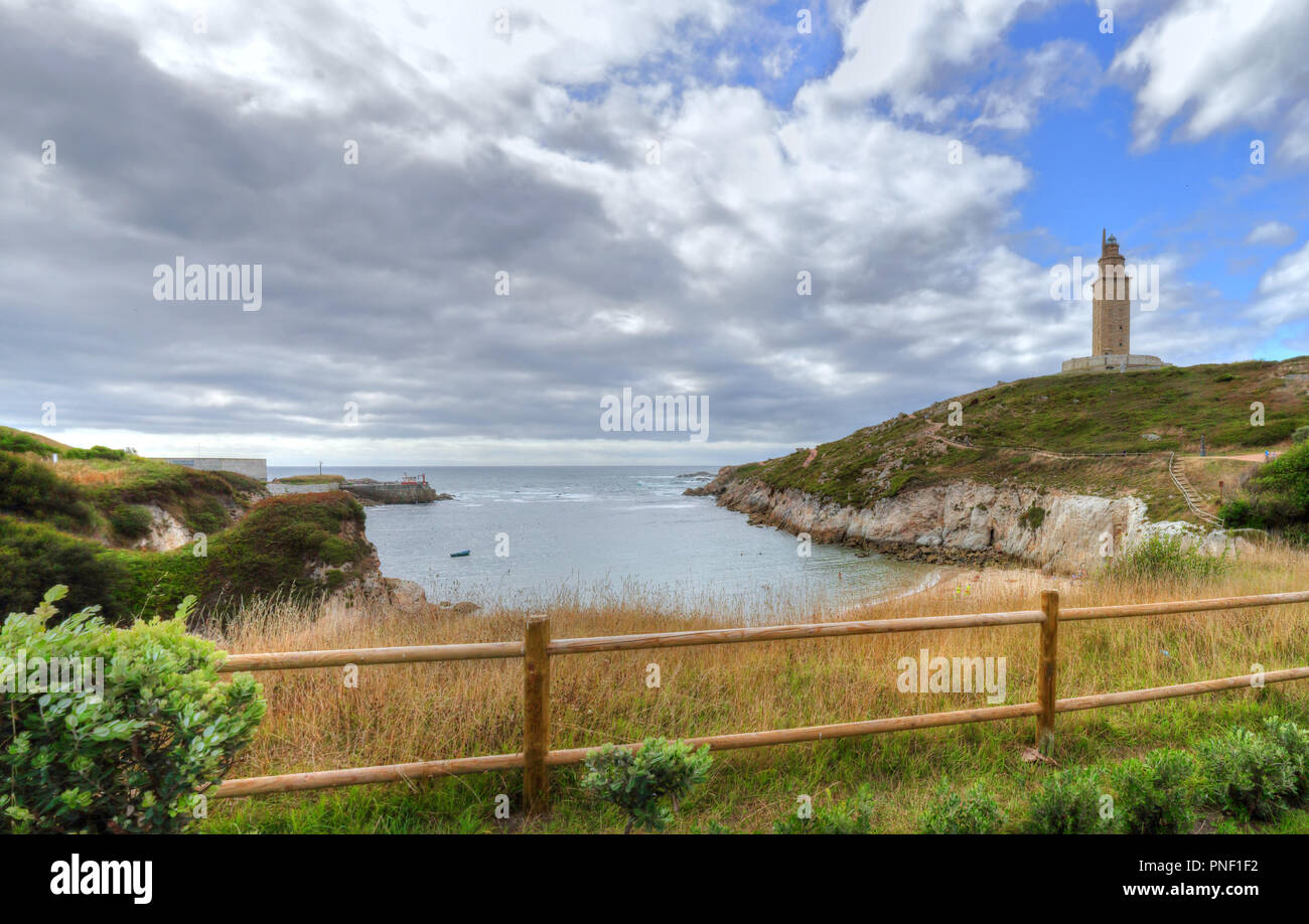 Ruins of roman lighthouse hi-res stock photography and images - Alamy