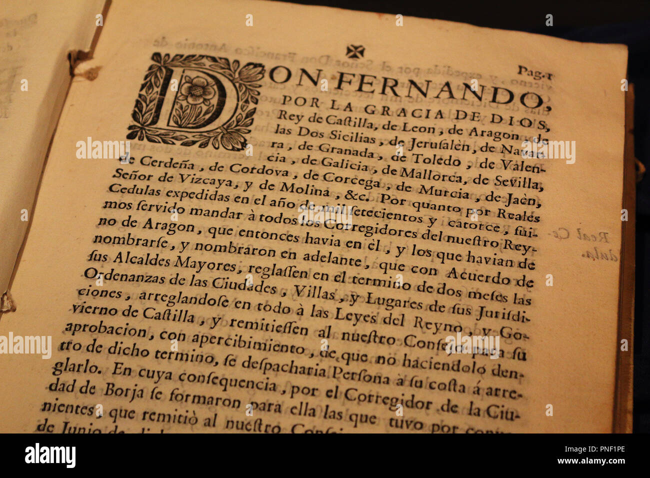 Spain old paper with handwriting hi-res stock photography and images ...