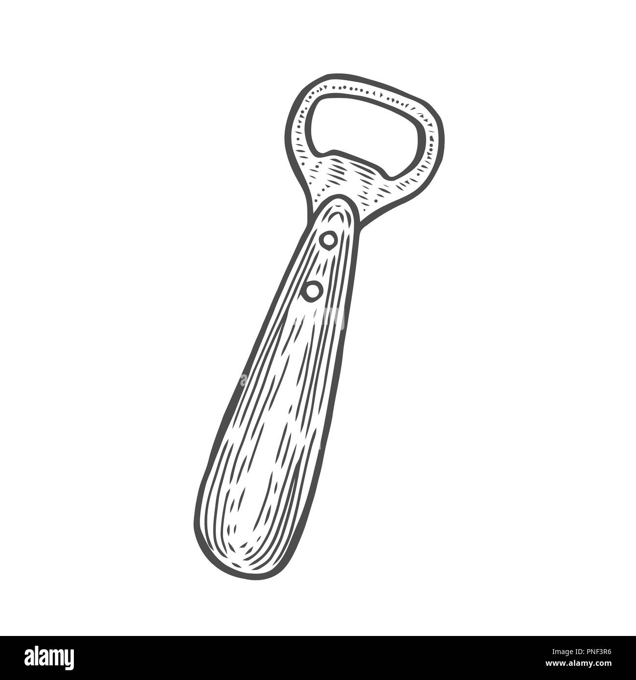 Bottle Opener Drawing