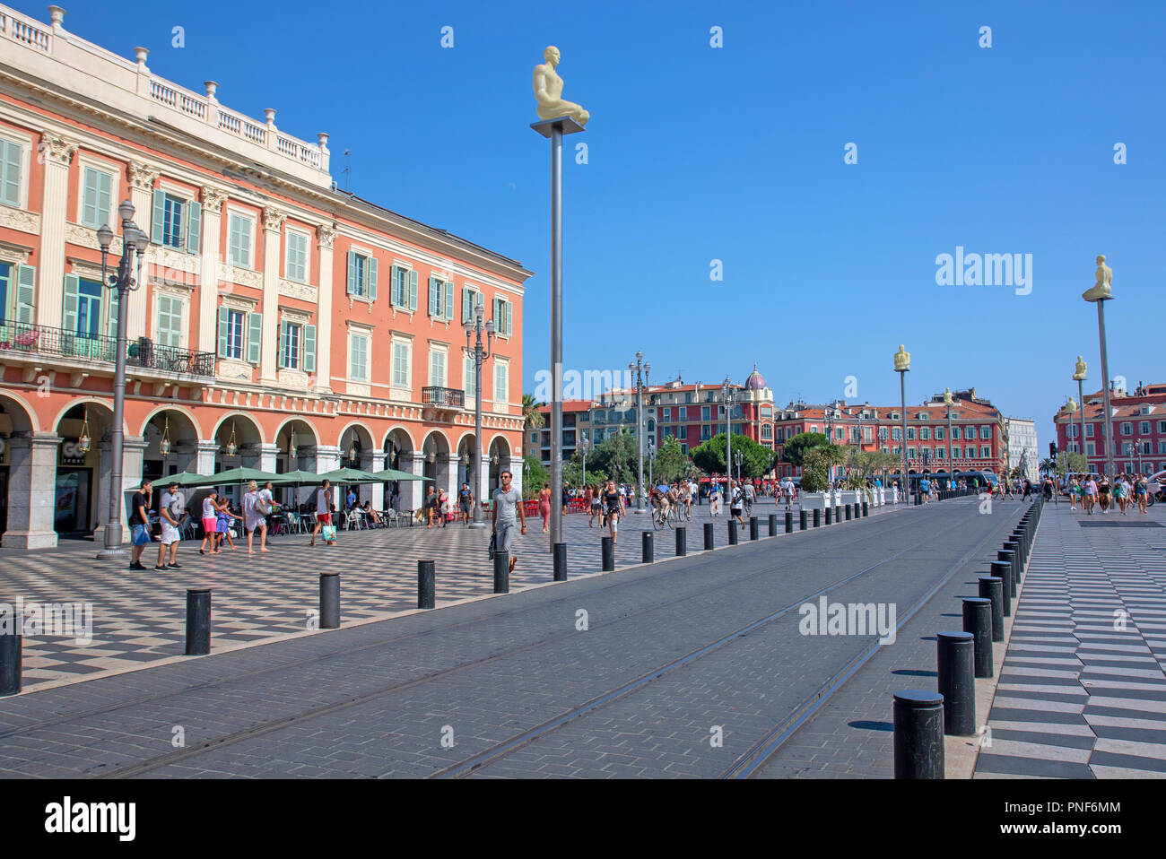 Place Massena, Nice Stock Photo - Alamy
