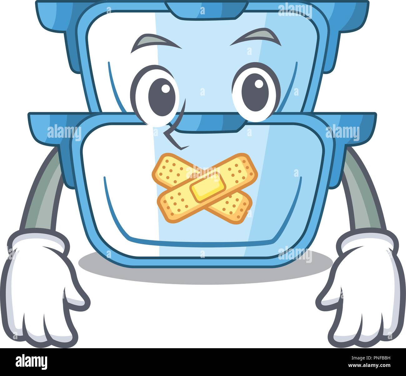 Silent cartoon double boiler for the cake steaming Stock Vector Image ...