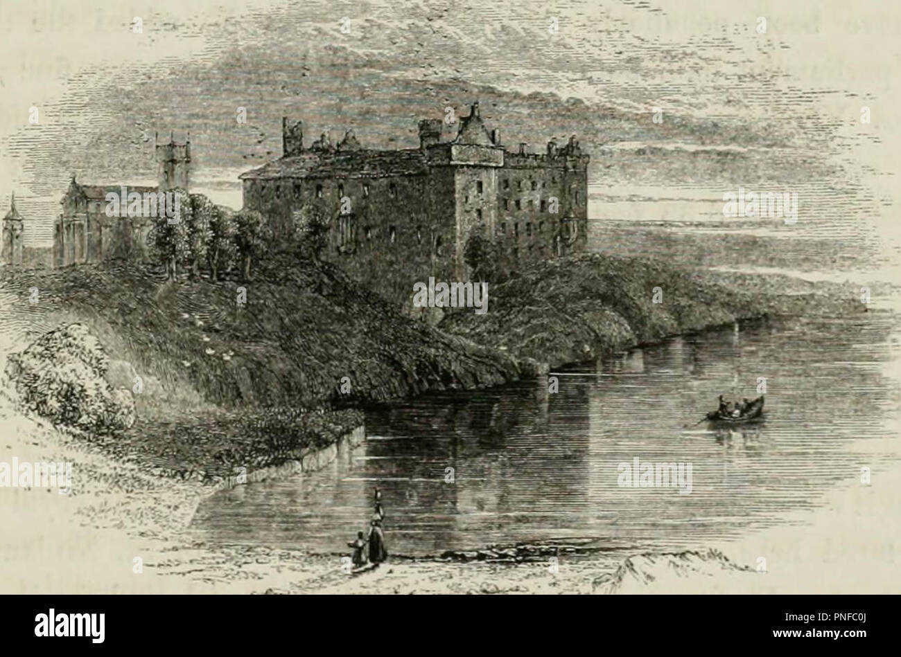 "Memorial of the royal progress in Scotland" (1843 Stock Photo - Alamy