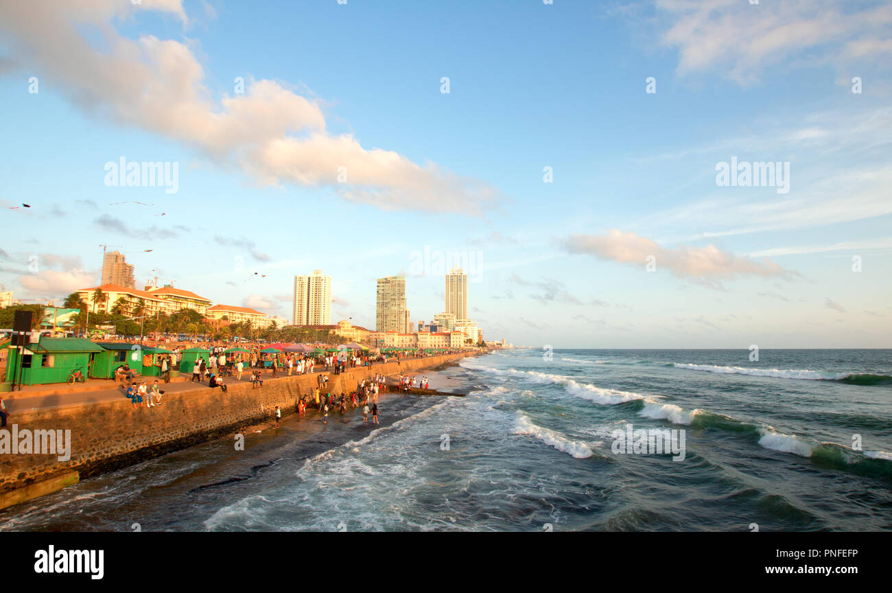 Galle face green promenade hi-res stock photography and images - Alamy