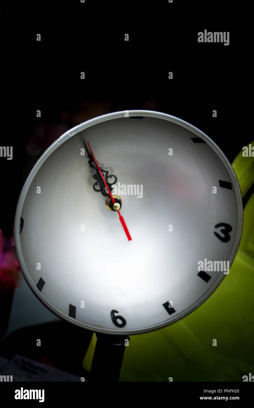Decorative clock in a market place Stock Photo - Alamy