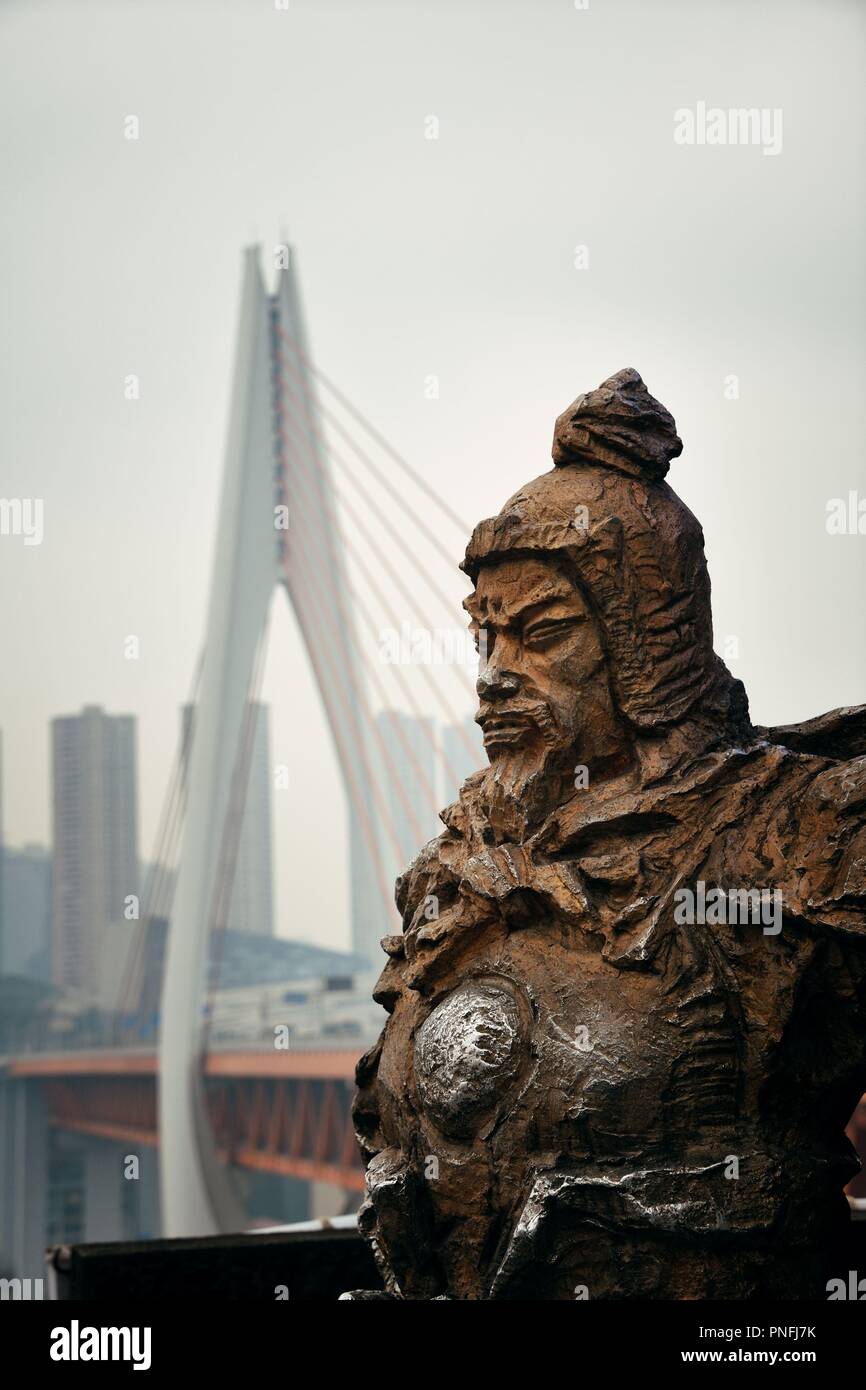 Bridge and city urban architecture in Chongqing, China Stock Photo - Alamy