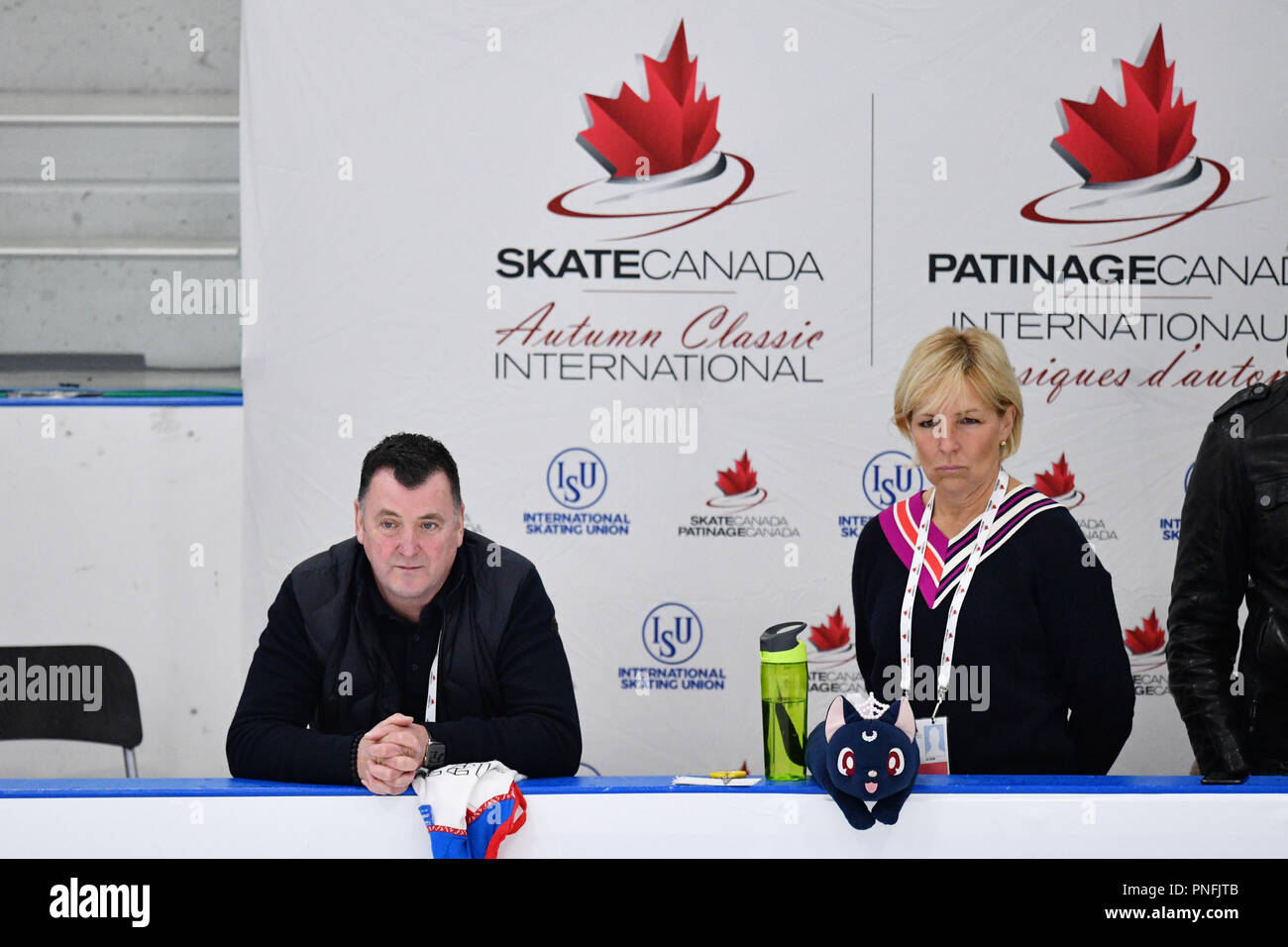 Toronto, Canada. Credit: MATSUO. 20th Sep, 2018. (L-R) Brian Orser ...
